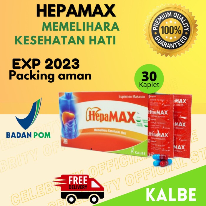 Jual HEPAMAX 30 KAPSUL BOX SUPLEMEN KESEHATAN HATI | Shopee Indonesia
