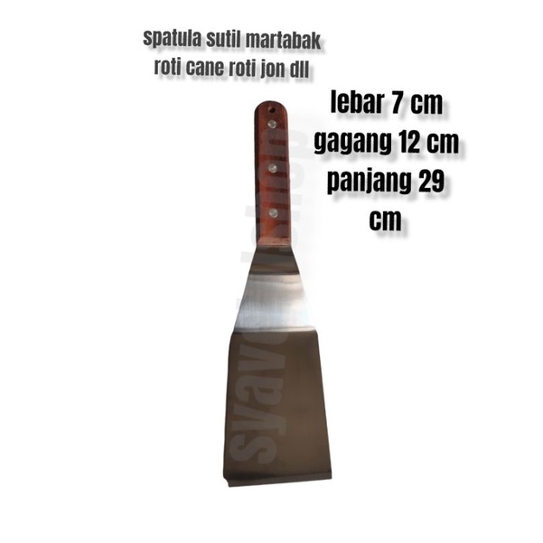 Jual kape sutil tepanyaki roti jon martabak stainless steel | Shopee ...