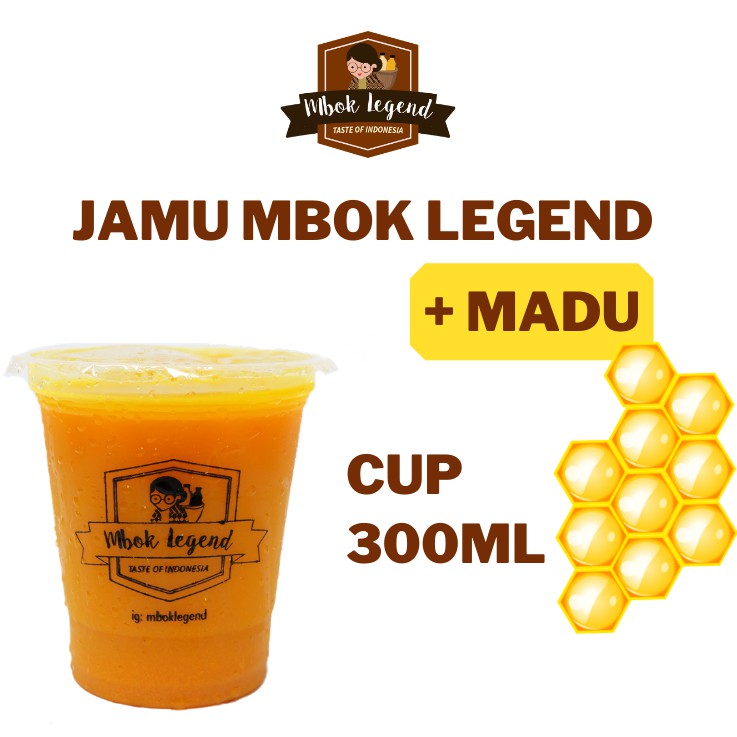Jual Jamu Mbok Legend + MADU Cup 300 ml | Shopee Indonesia