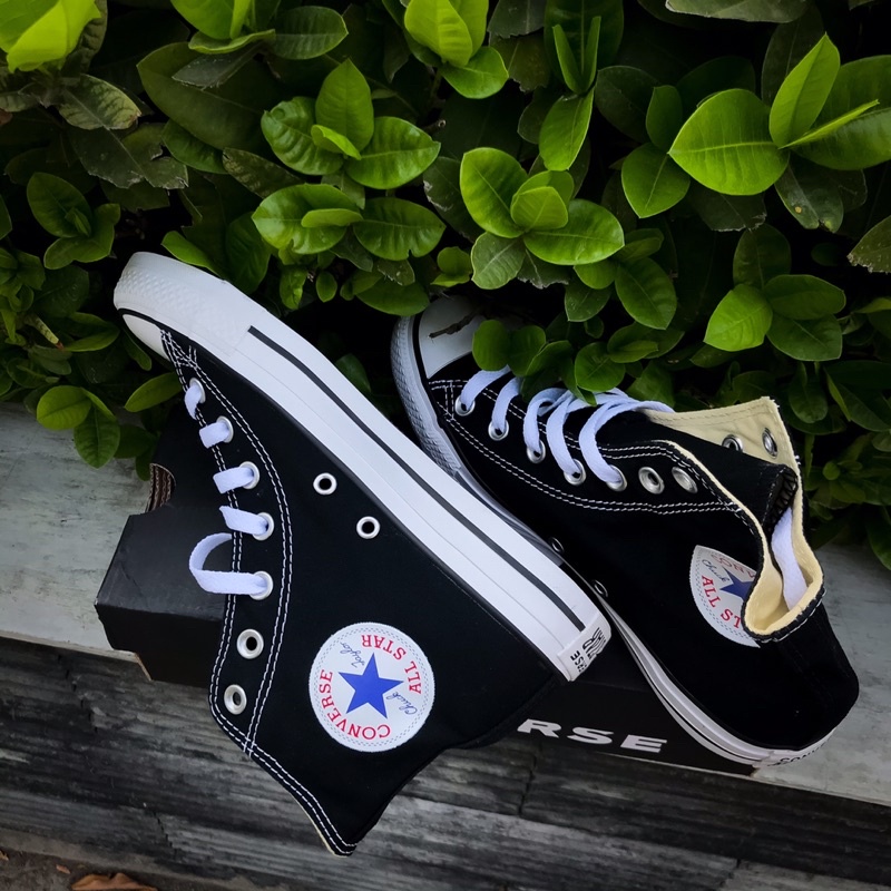 Jual Converse Basic Hi blackwhite Original resmi | Shopee Indonesia