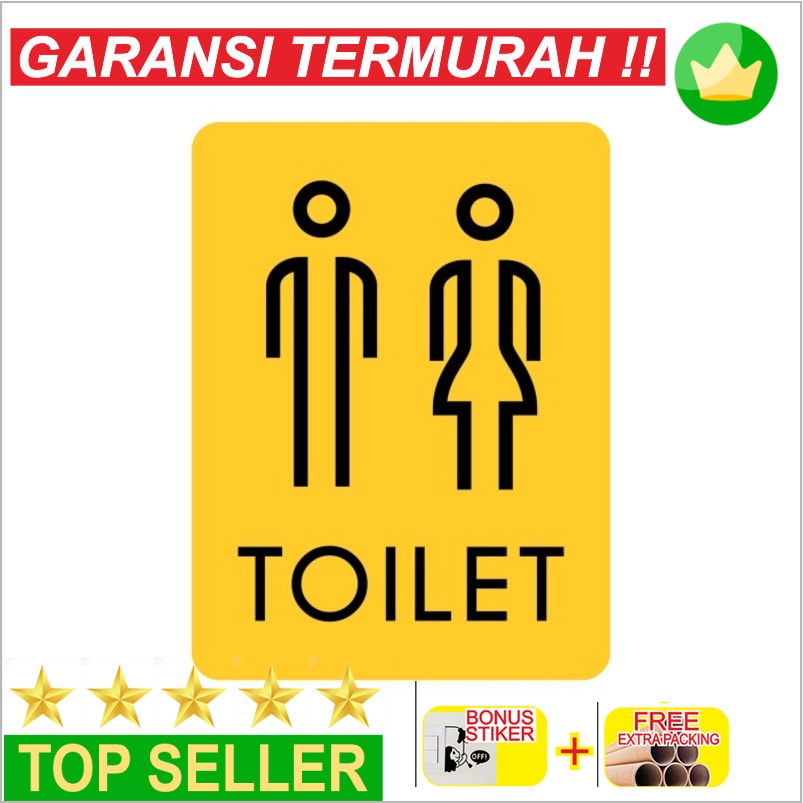 Jual Grosir RAMBU TOILET 15CM X 20CM SIGNAGE AKRILIK Keren | Shopee ...