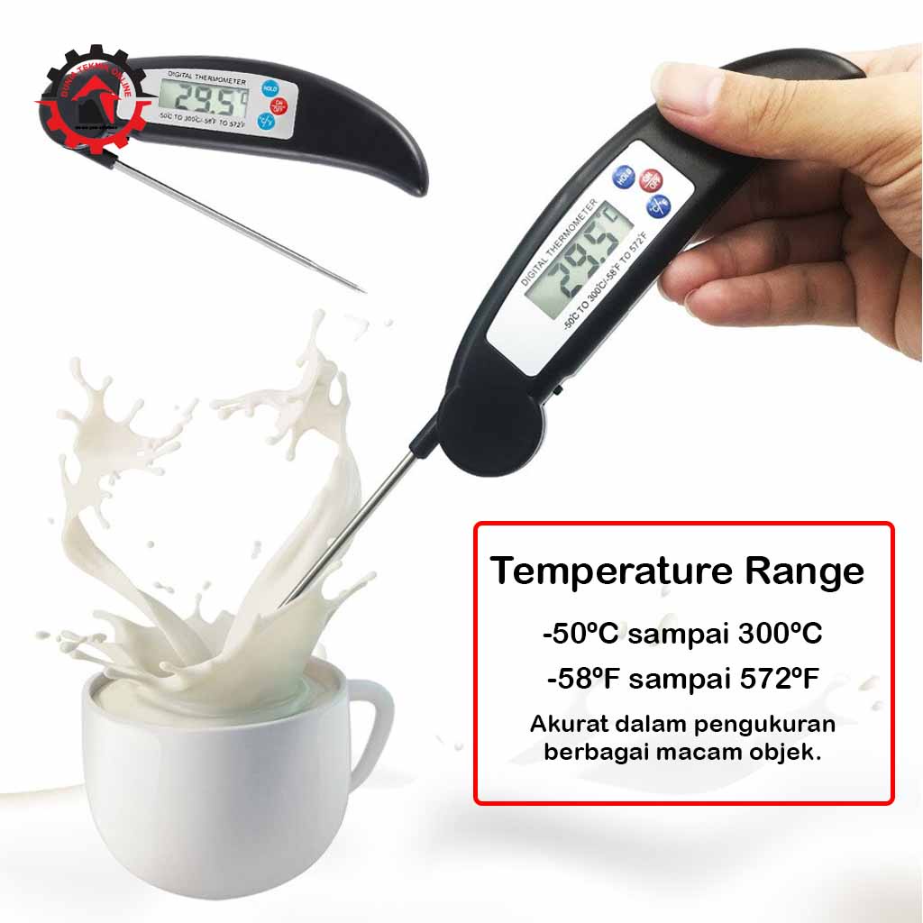 Jual Termometer Digital Makanan Daging Meat BBQ / Food Thermometer ...