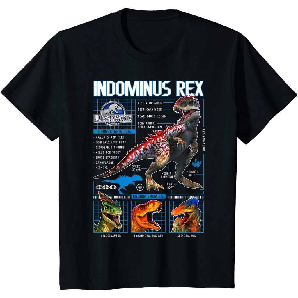 Jual Baju anak Jurassic World Indominus Rex Schematic T-Shirt baju anak ...