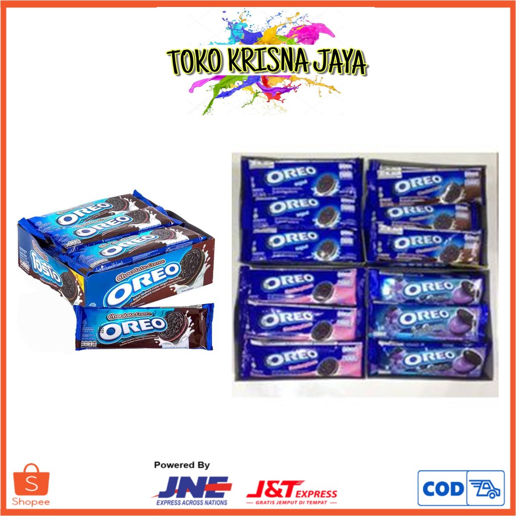 Jual BISKUIT OREO 1 PACK ISI 12PCS X 27.6 GR X 3KEPING | Shopee Indonesia