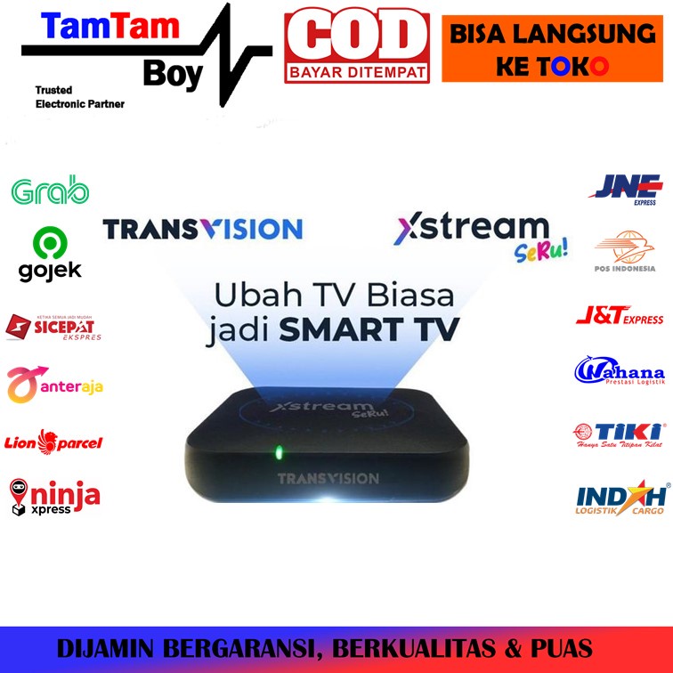 Jual Android TV Box Transvision Xstream Seru Gratis Channel Premium 3 ...