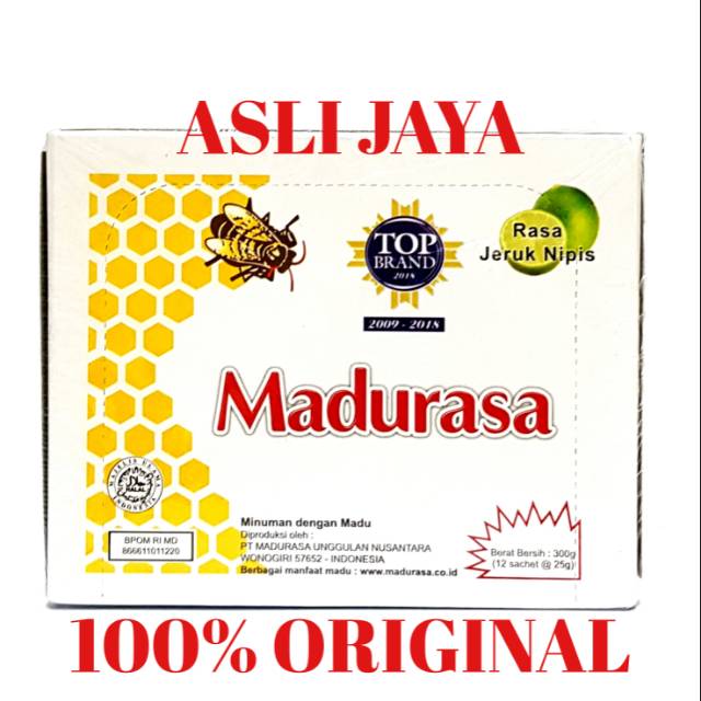 Jual Madurasa Box Isi 12 Sachet - Madu Multivitamin | Shopee Indonesia