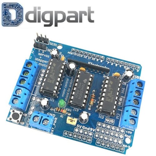 Jual L293d Motor Driver Shield Arduino Shopee Indonesia