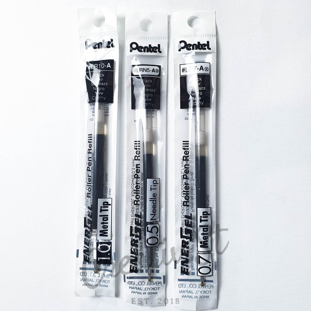 Jual PENTEL Energel Isi Refill Bolpen / Pulpen Gel ( Lr5 / Lr7 / Lr10 ...