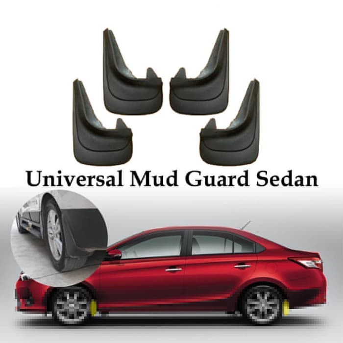 Jual Karpet Lumpur - Spakbor - Mud Guard Mobil Sedan Universal 4 PCS ...