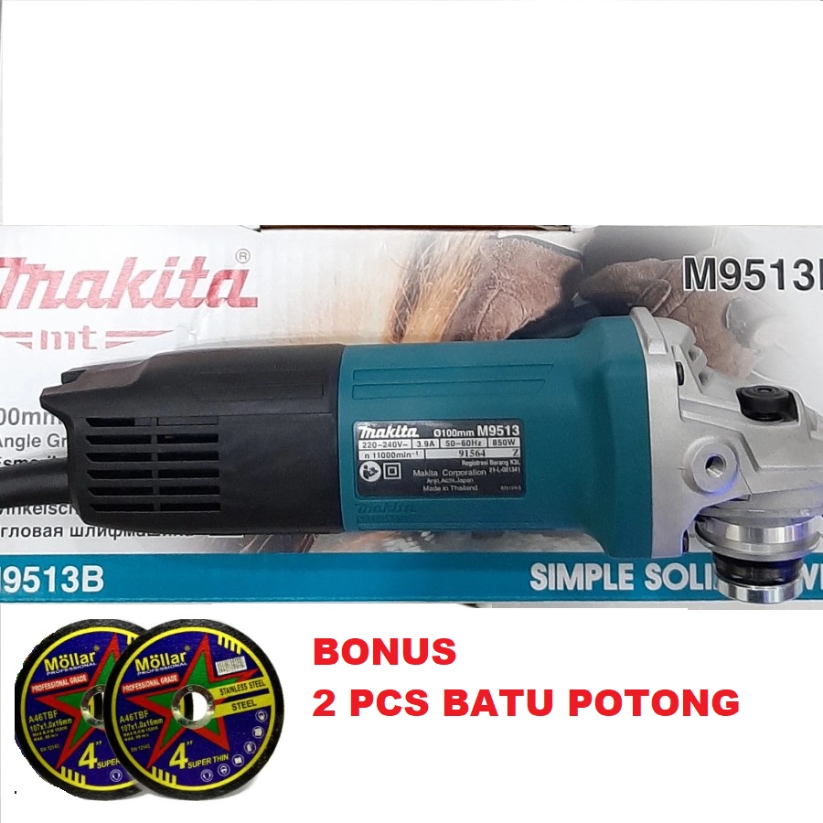 Jual MAKITA M9513B MESIN GERINDA TANGAN 4 INCH HEAVY DUTY | Shopee ...