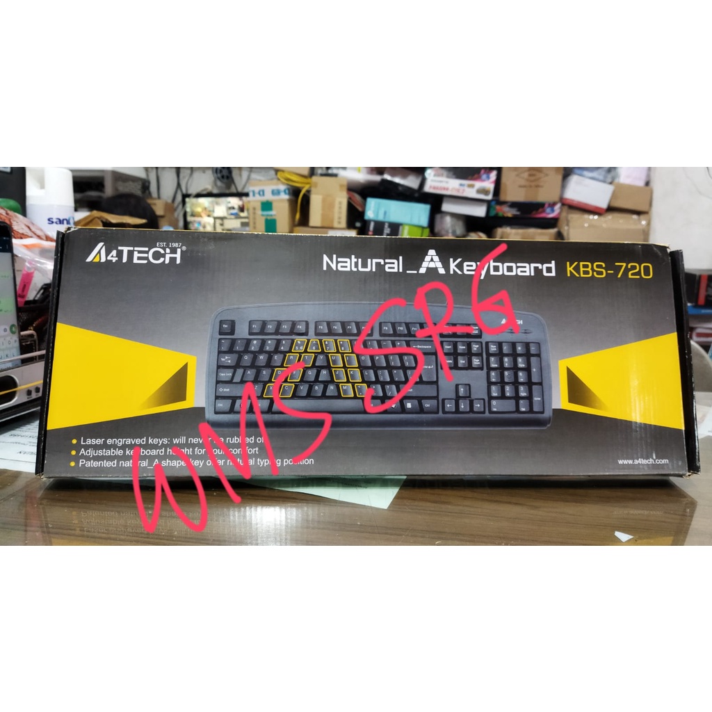 Jual KEYBOARD A4TECH KB-720 KEYBOARD PS2 | Shopee Indonesia