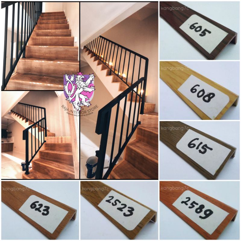 Jual LIST siku pvc/LIST Siku tangga panjang 2,4m | Shopee Indonesia