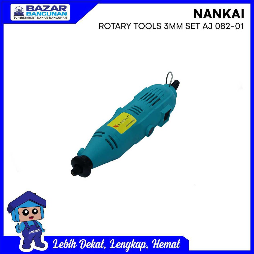 Jual Nankai - Mesin Rotary Tool / Dremel Poles Gerinda Grinder Set 3 Mm ...