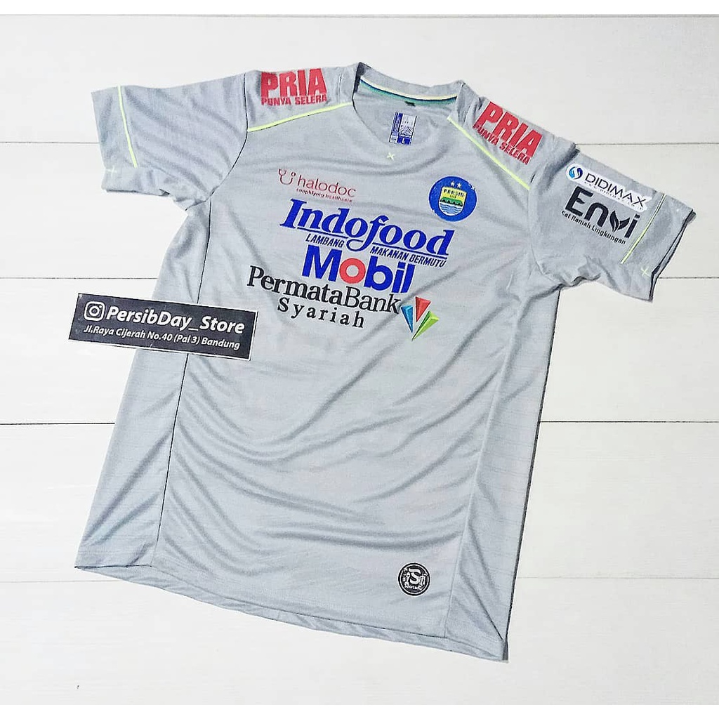Jual Baju Jersey Persib Bandung Lokal away 2020/2021 kaos | Shopee ...