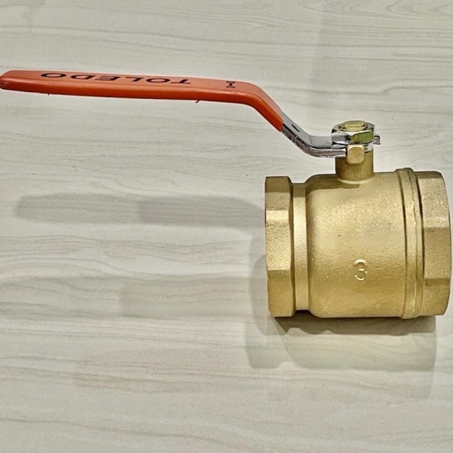 Jual TOLEDO 3” inci Ballvalve 3inchi kuningan asli drat dalam stop ...