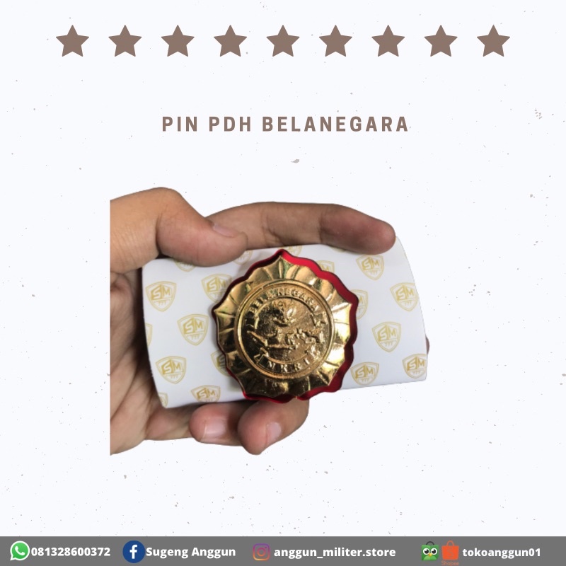 Jual Brevet Wing Pin Bela Negara Kemhan | Shopee Indonesia