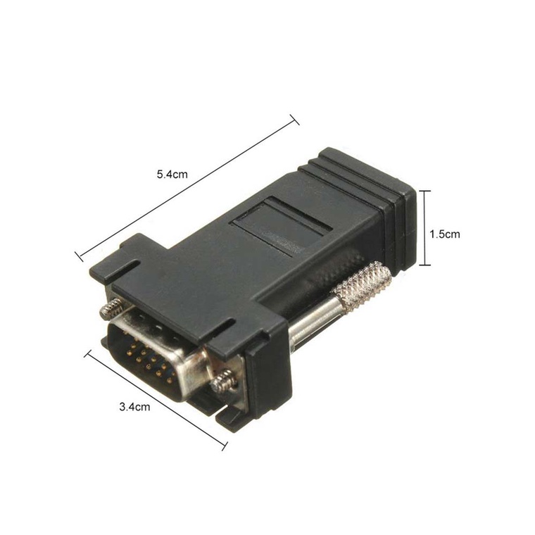 Jual CONNECTOR VGA MALE TO LAN RJ45 | Shopee Indonesia