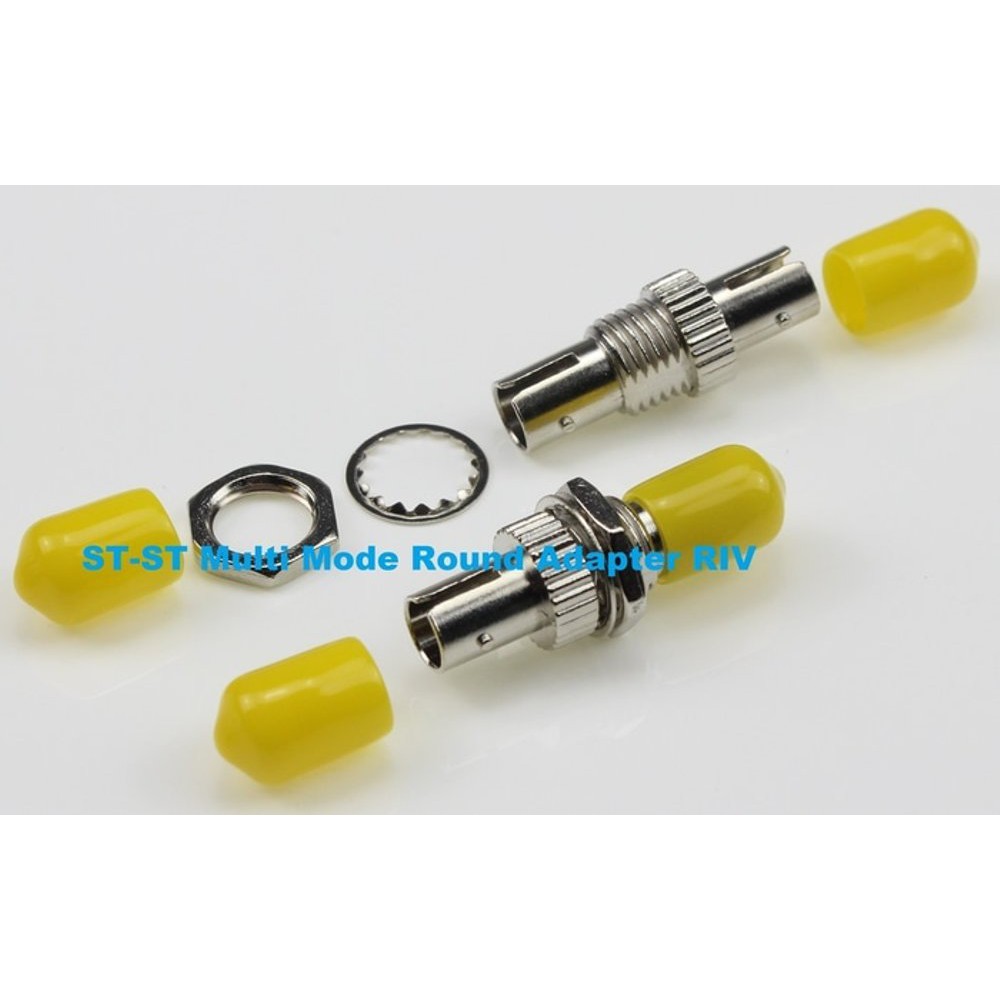 Jual Konektor ST - ST optical fiber coupler flange head Optic connector ...