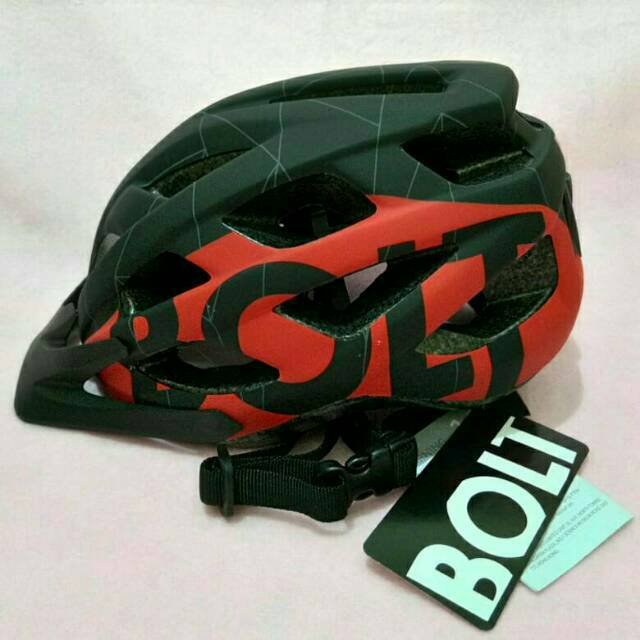 Jual HELMET POLYGON BOLT BLACK ORIGINAL | Shopee Indonesia