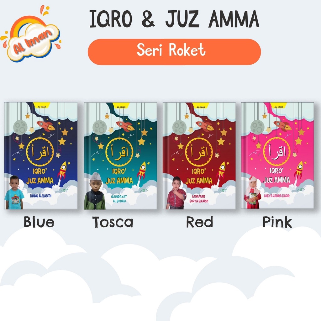 Jual IQRO & JUZ AMMA AL IMAN, IQRO CUSTOM NAMA, IQRO CUSTOM FOTO, IQRA ...