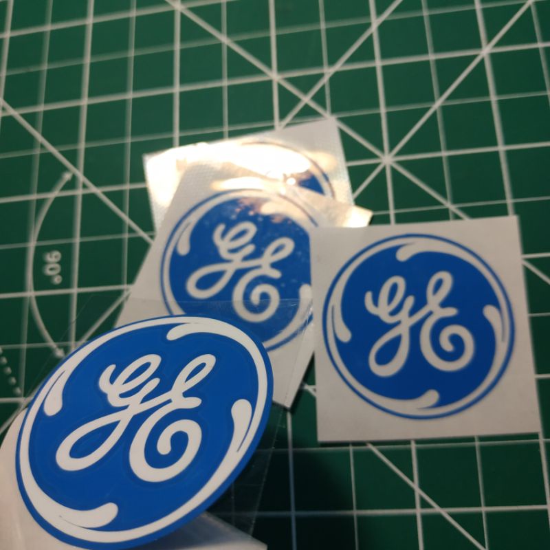 Jual Lambang logo general electric GE logo sticker | Shopee Indonesia