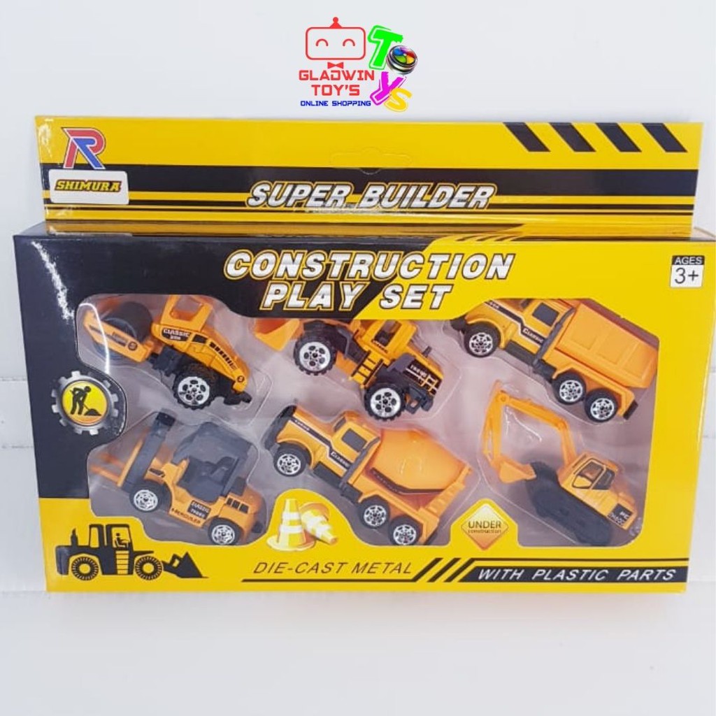 Jual MAINAN DIECAST CONSTRUCTION PLAY SET | Shopee Indonesia