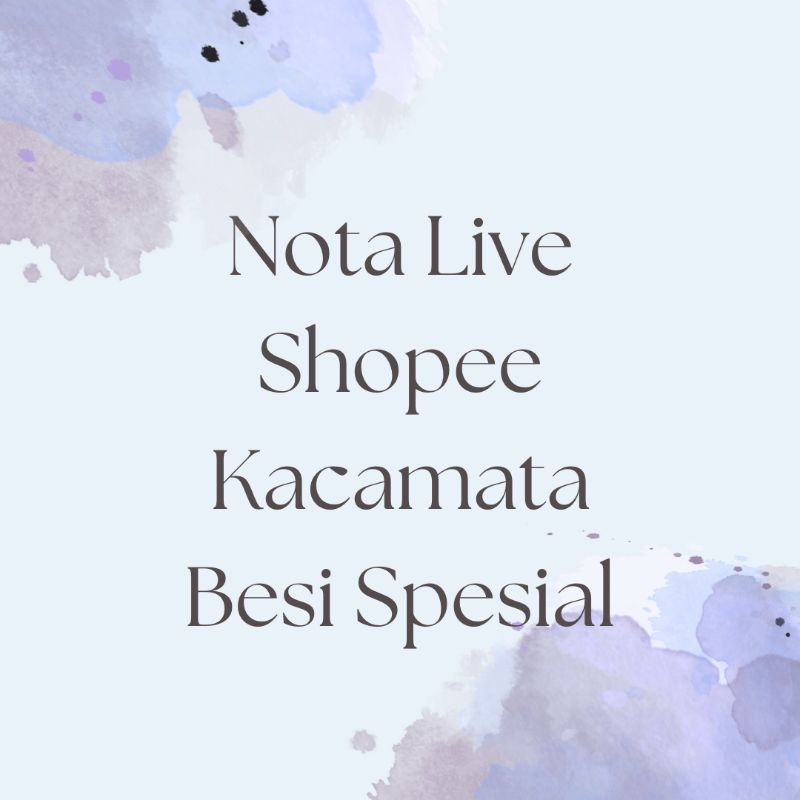 Jual Nota Live Kacamata Premium | Shopee Indonesia