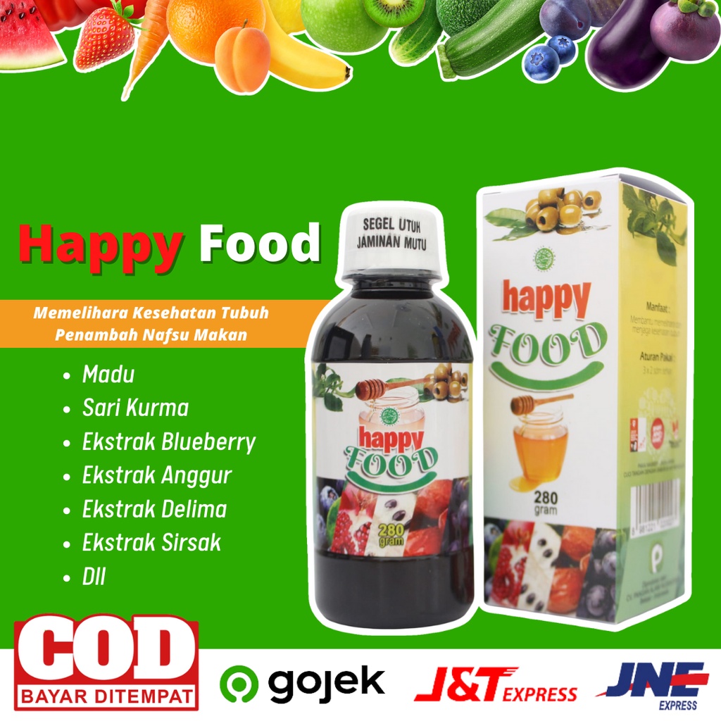 Jual Happy Food Madu Multivitamin Suplemen Makanan Untuk Daya Tahan ...