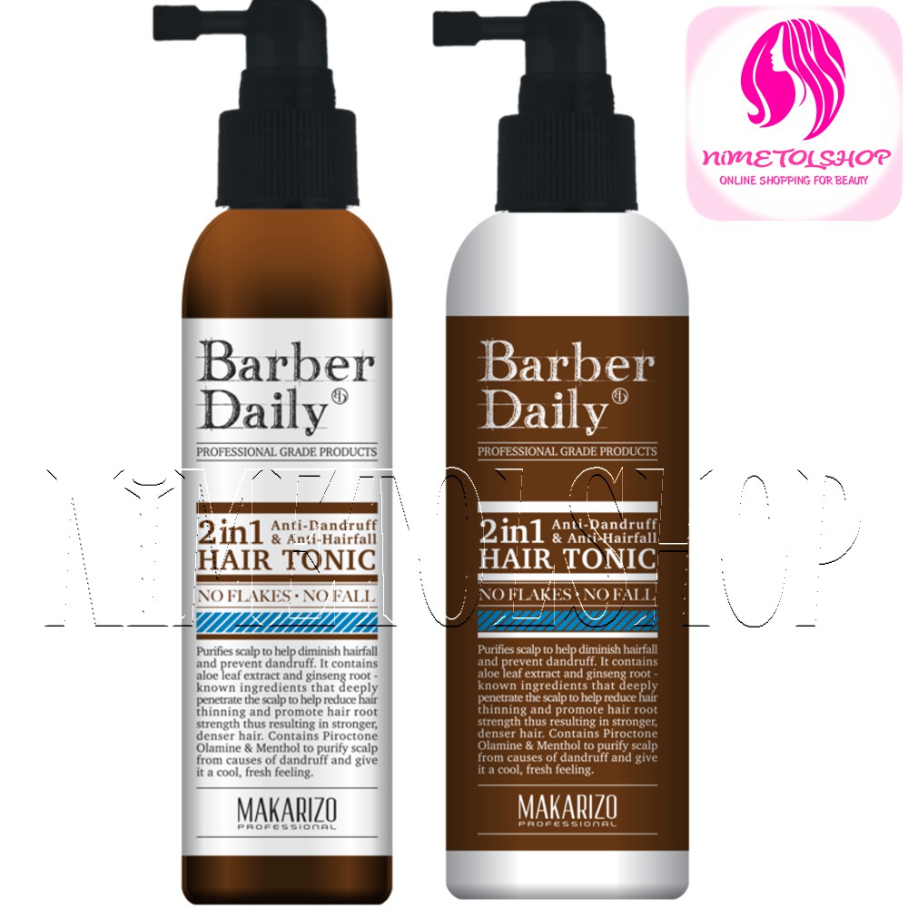 Jual MAKARIZO Barber Daily Hair Tonic 240ml / 150ml Anti Dandruff ...