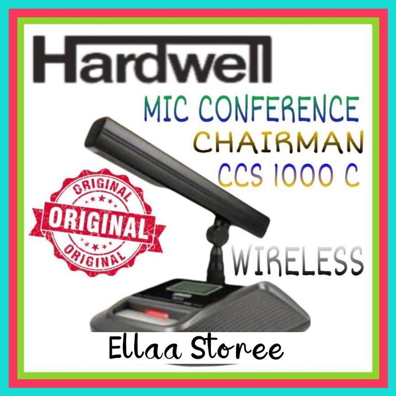 Jual Mic Chairman Wireless HARDWELL Conference CCS 1000 C Original (100 ...