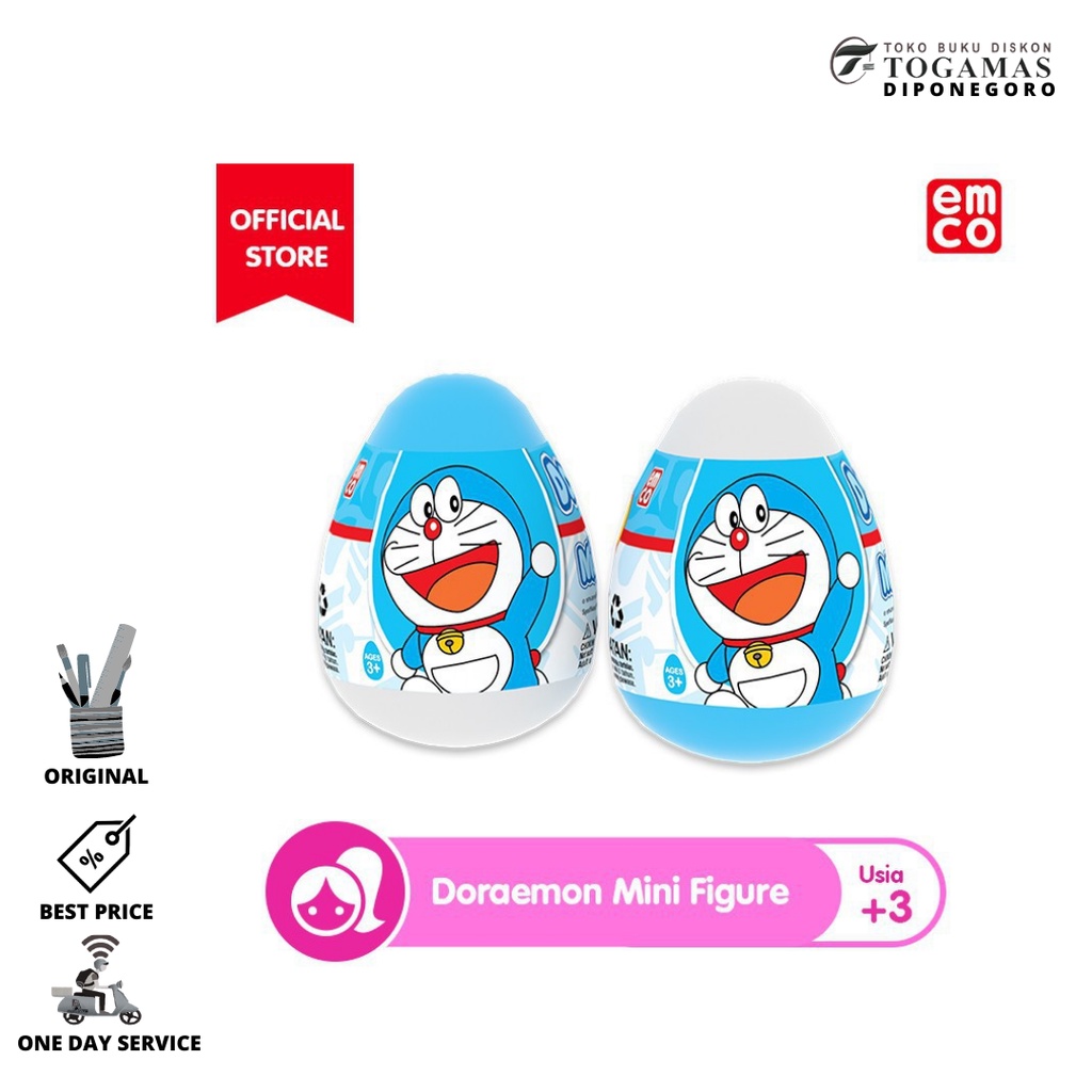 Jual MAINAN EGG DORAEMON MINI FIGURES 6608 EMCO | Shopee Indonesia