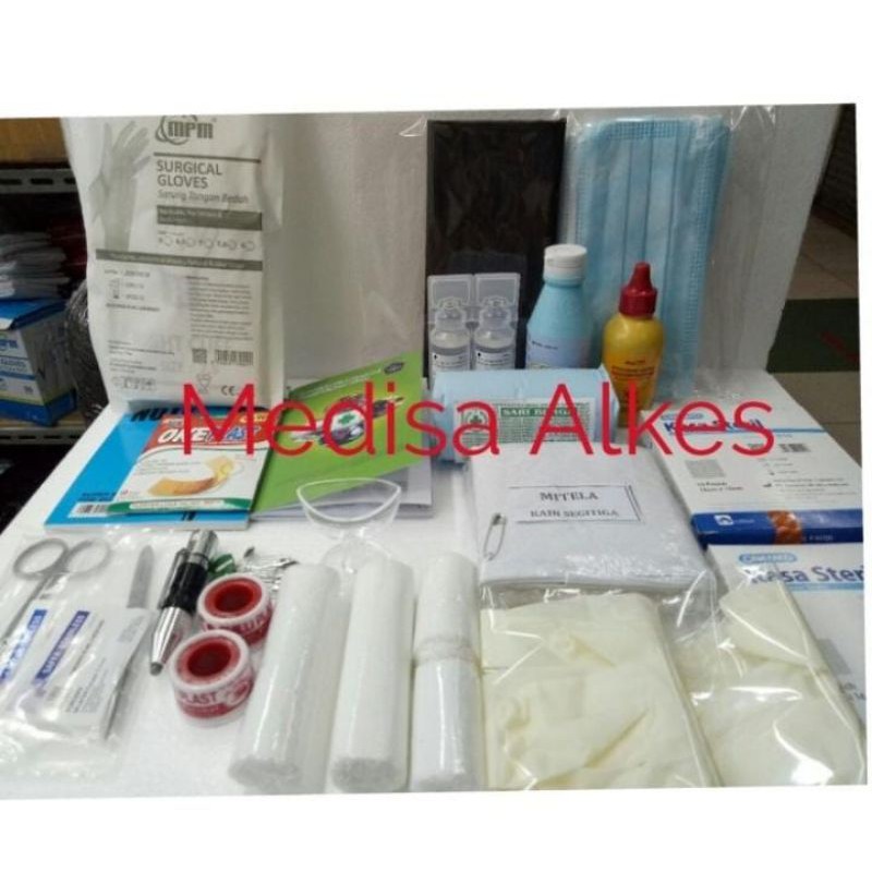 Jual tas p3k + Isi Paket P3K First Aid Kit Tipe A tas emergency ...