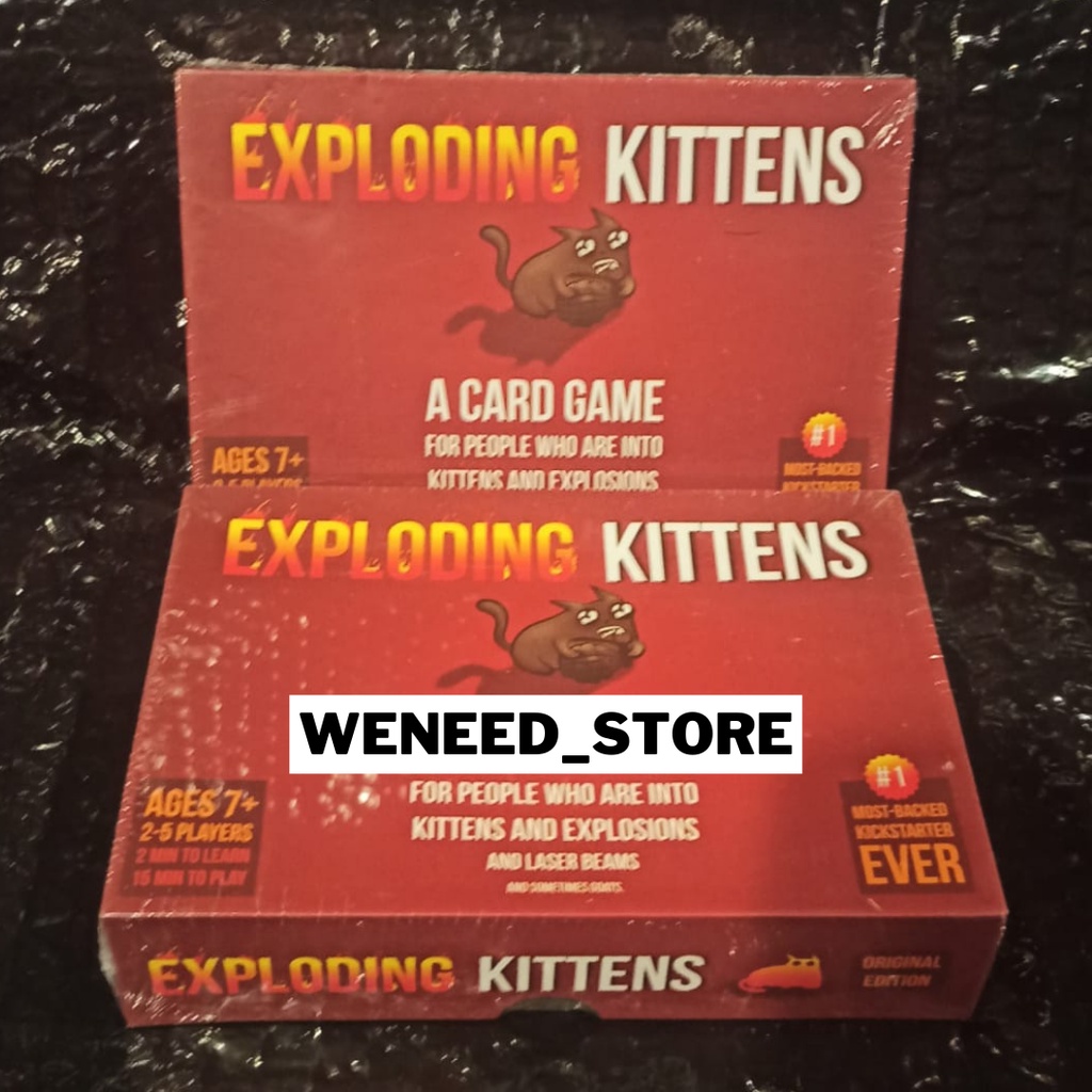Jual Exploding Kittens Boardgame / Board game / card game / permainan ...