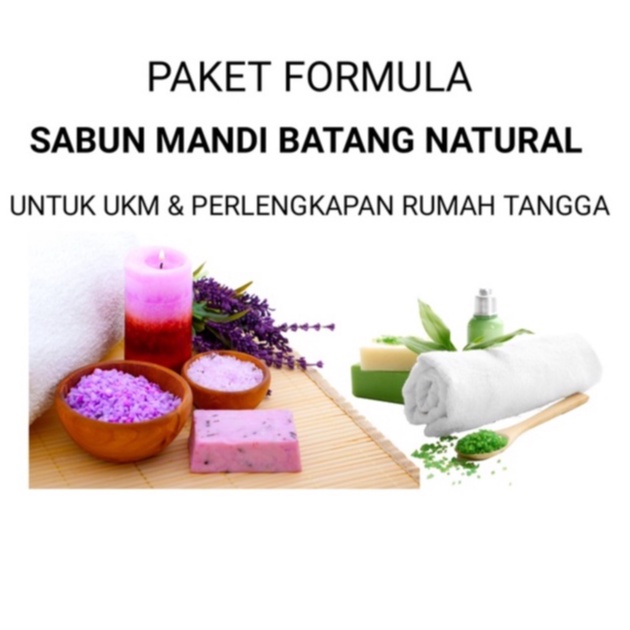 Jual Resep formula kimia Cara membuat sabun batang natural | Shopee ...