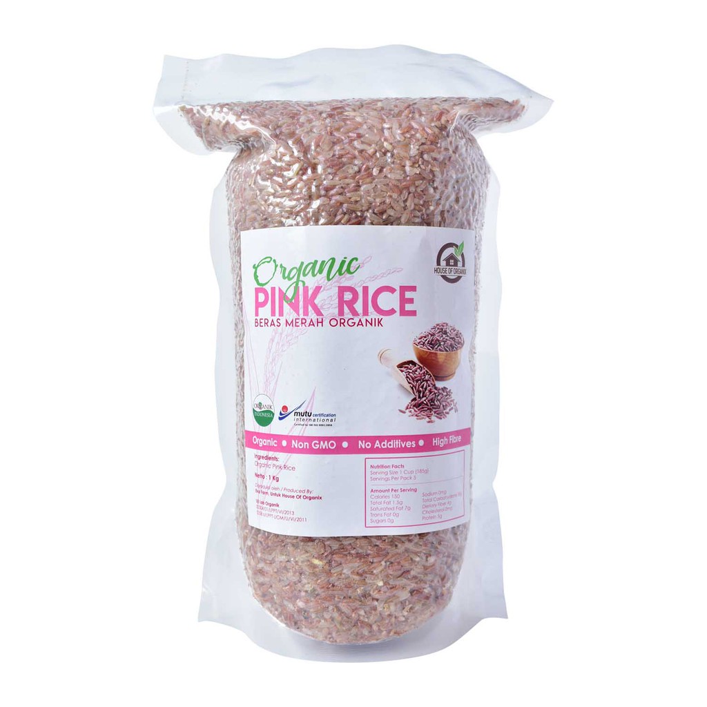 Jual House of Organix Organic Pink Rice ( Beras Pink Organik ) 1 Kg ...