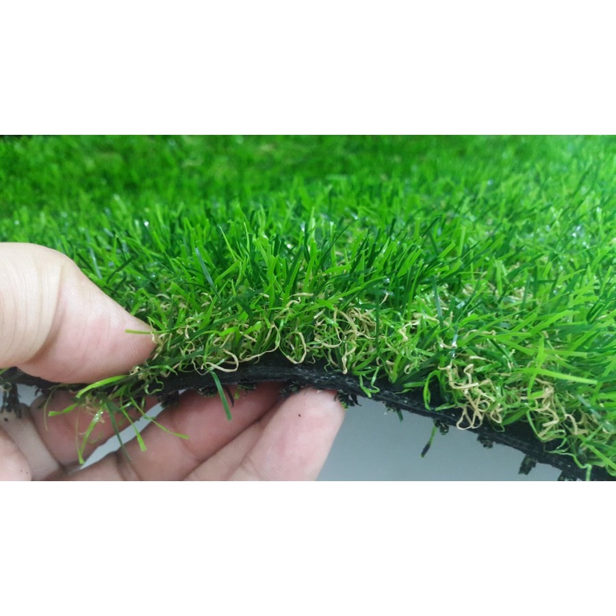 Jual Rumput Sintetis Artificial 20 x 25 cm / sensory play anak | Shopee ...