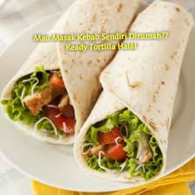 Jual tortilla kebab 20cm tortila murah halal isi 5 10 lembar nachos ...