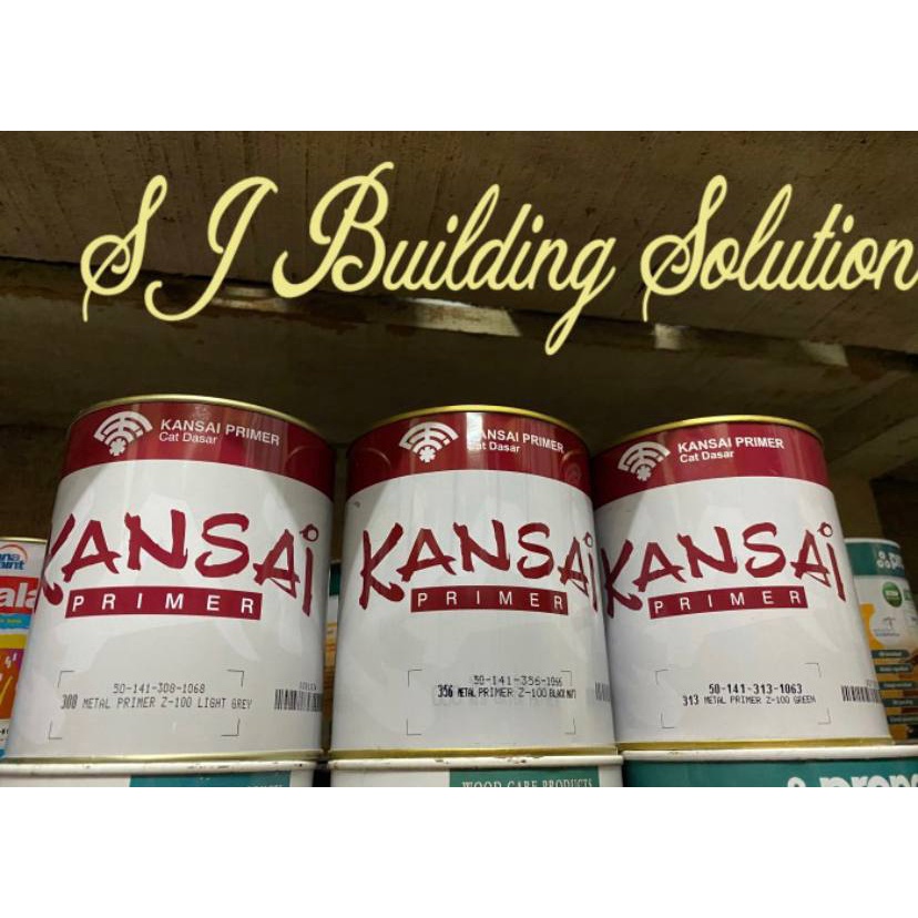 Jual Kansai Zinc Chromate Primer Cat Dasar Kayu dan Besi Z100 1 KG ...