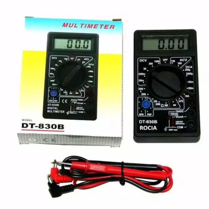 Jual Digital Multitester Avometer DT-830B DT830B Mini Digital ...