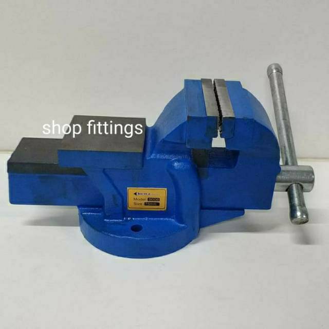 Jual Catok Paron 3 inch Ragum Meja Tanggem Besi Fixed Bench Vise 3 ...