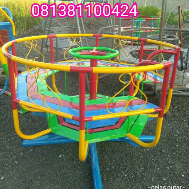 Jual Mainan anak paud dan tk putaran gelas putar besi anti karat ...