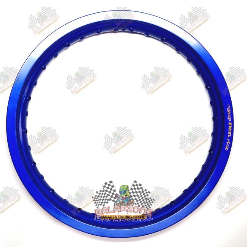 Jual Velg racing Rim 17 x 18.5mm Excel takasago asia blue | Shopee ...