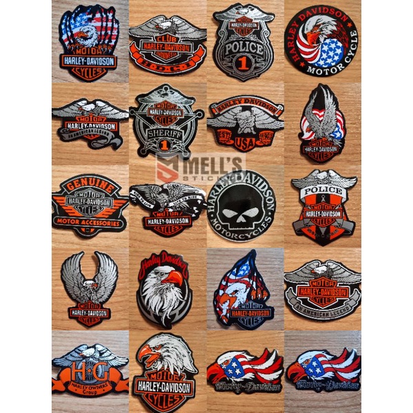 Jual stiker sticker motor harley davidson permanent graftac isi 10 20 ...