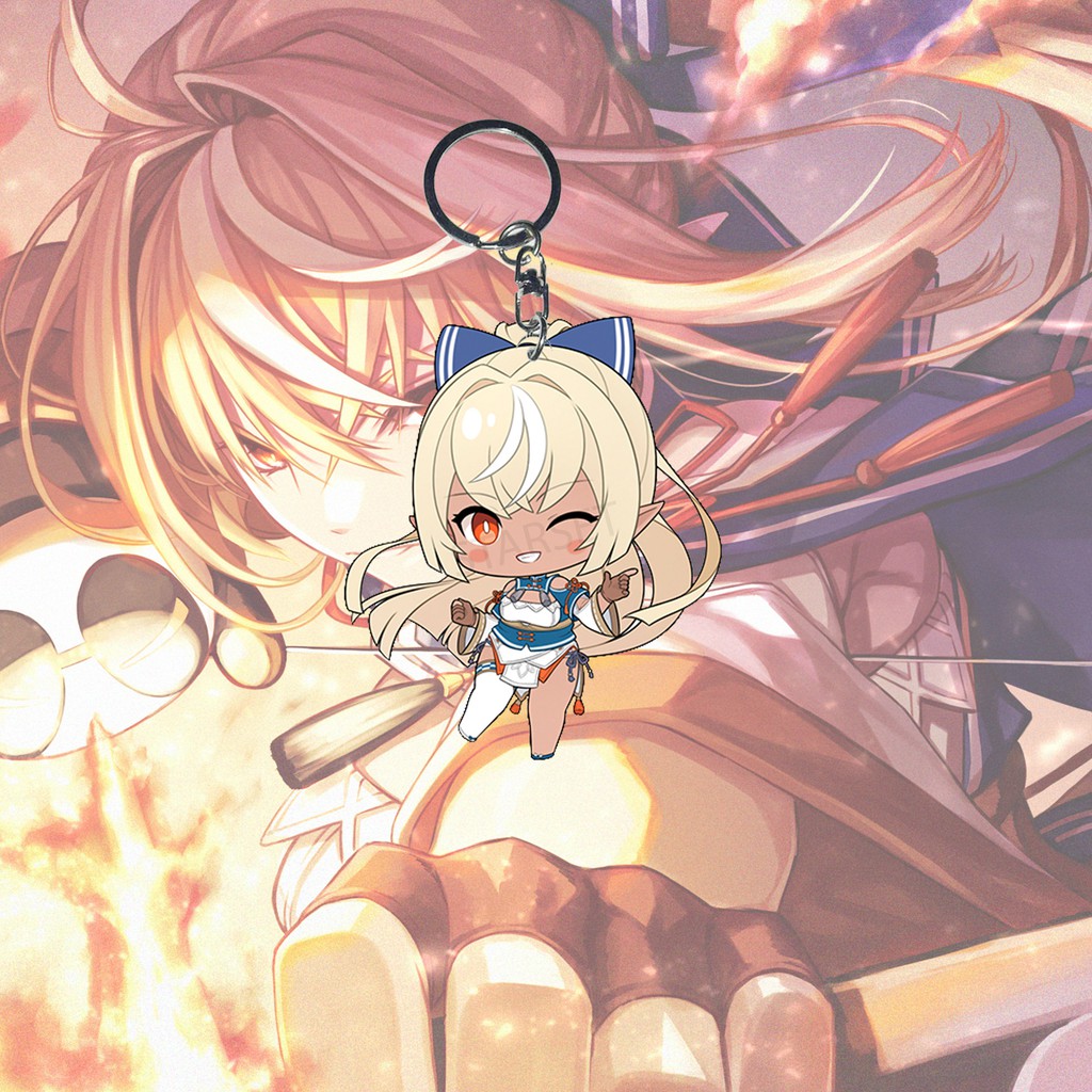Jual Gantungan Kunci Shiranui Flare Ganci Hololive Vtuber | Shopee ...