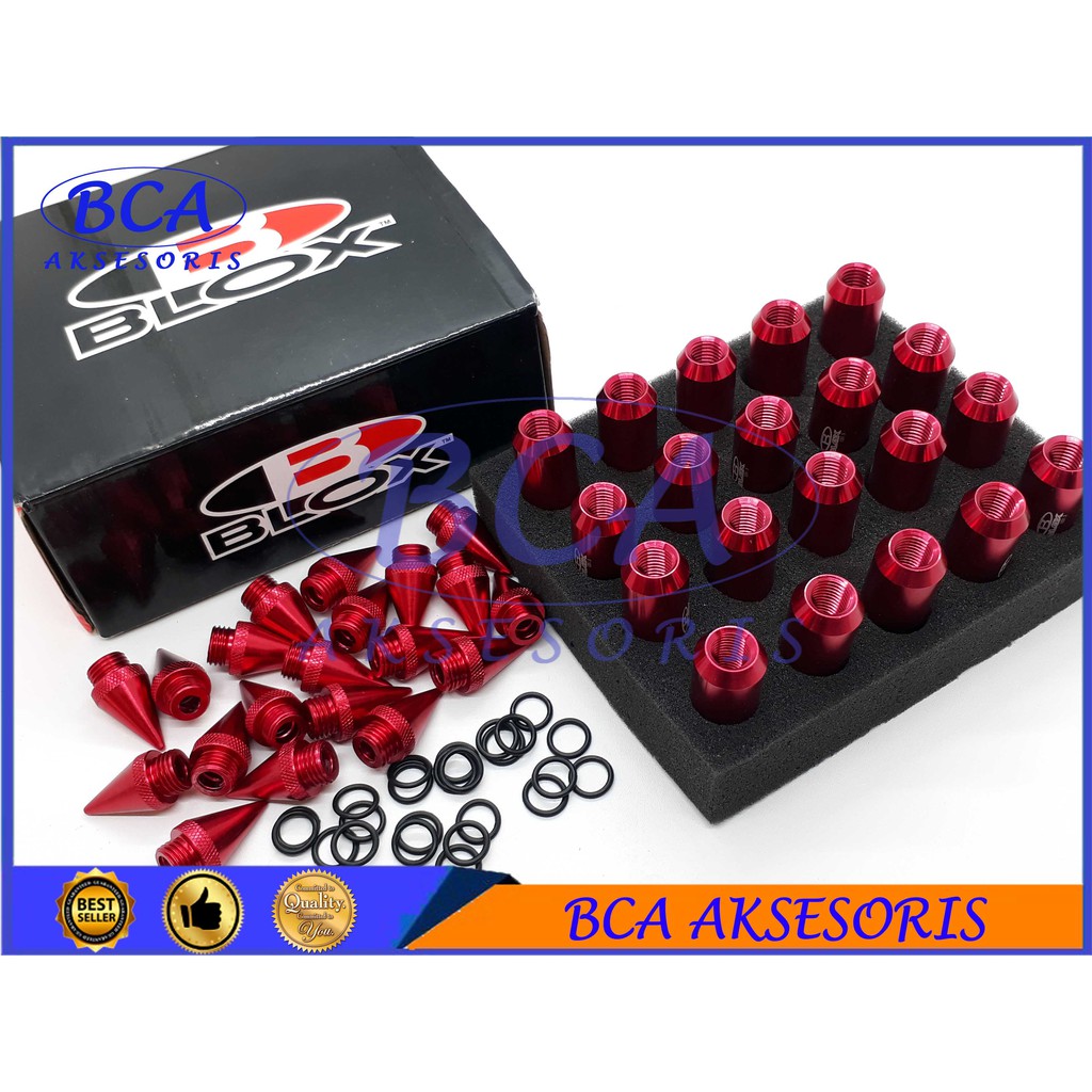 Jual BAUT RODA RACING PELURU - LUG NUT B BLOX 12 X 1.5 ISI 20PCS ...