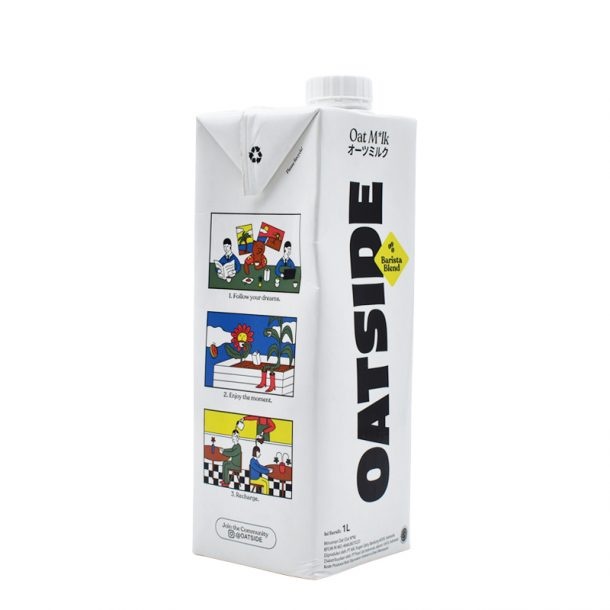 Jual Oatside Barista Blend Oat Milk 1 Liter | Shopee Indonesia