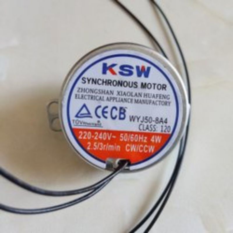 Jual Motor , Dinamo AC , 2.5/3 RPM , untuk penggerak mesin penetas ...