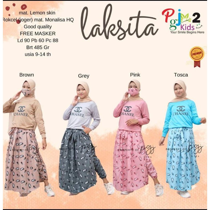 Jual Setelan Remaja Terbaru New Laksita Teens Set Motif Cantik Original Pgj | Shopee Indonesia