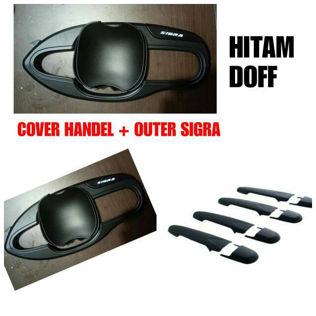 Jual Paket Cover Handle + Mangkok Outer Sigra 2016 2017 2018 2019 2020 2021 2022 2023 Up Hitam ...