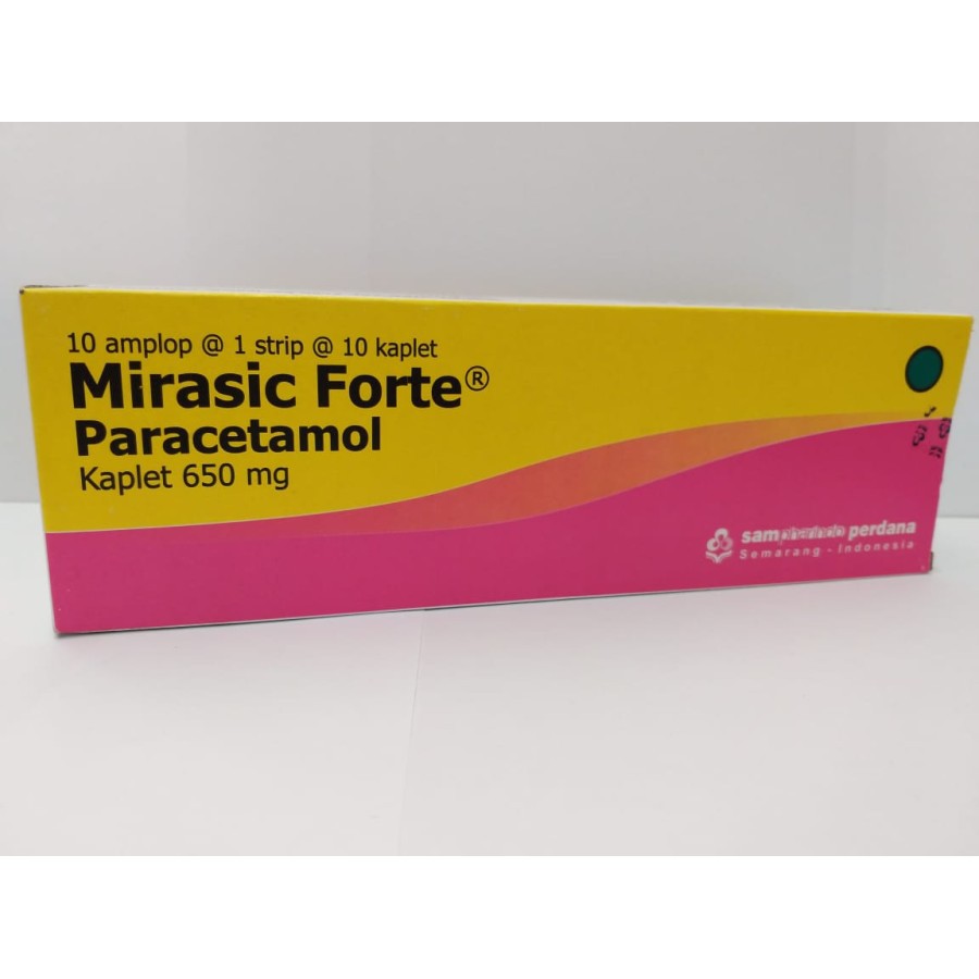 Jual MIRASIC FORTE KAPLET / PARACETAMOL 650 MG | Shopee Indonesia